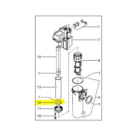 Joint torique pour cristallin Bitron 24 C Bitron 36 C Bitron 55 C de Oase