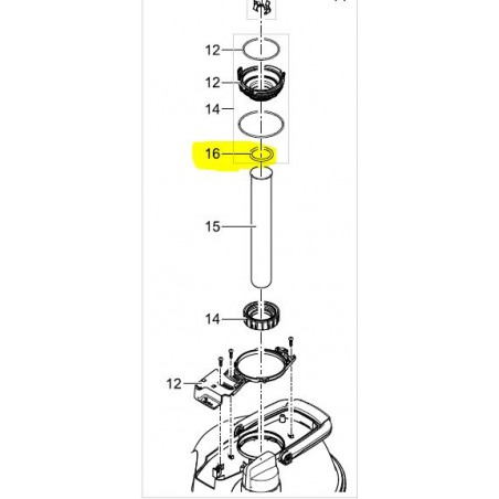 Joint torique pour cristallin Bitron 24 C Bitron 36 C Bitron 55 C de Oase